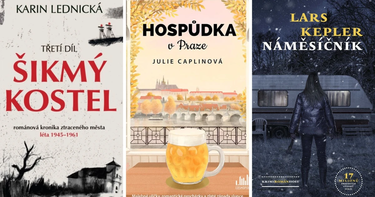 Lednická, Eben nebo Bryndza. Tohle jsou nejprodávanější knihy loňska ...